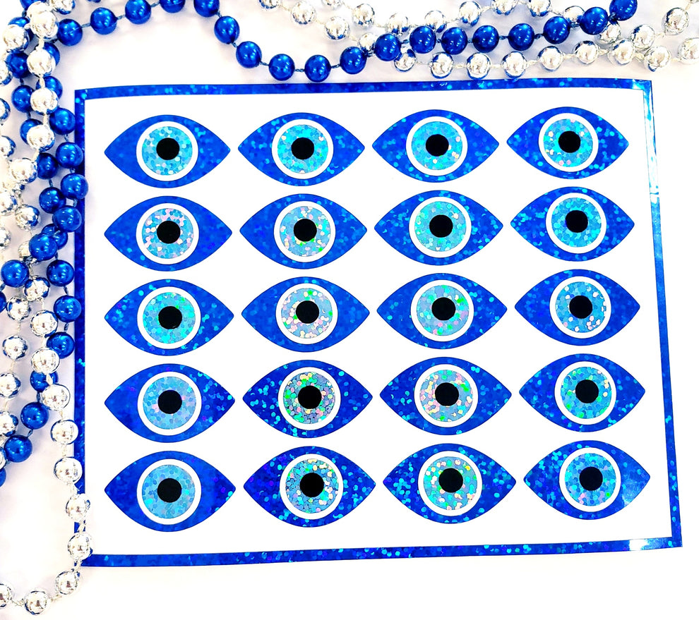 Blue Eye Stickers, set of 20 – Fairy Dust Decals