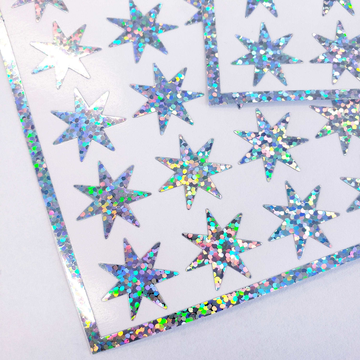 Silver Starburst Stickers – Fairy Dust Decals