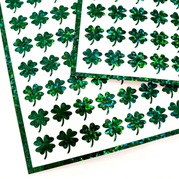 Four Leaf Clover Stickers, set of 104. – Fairy Dust Decals