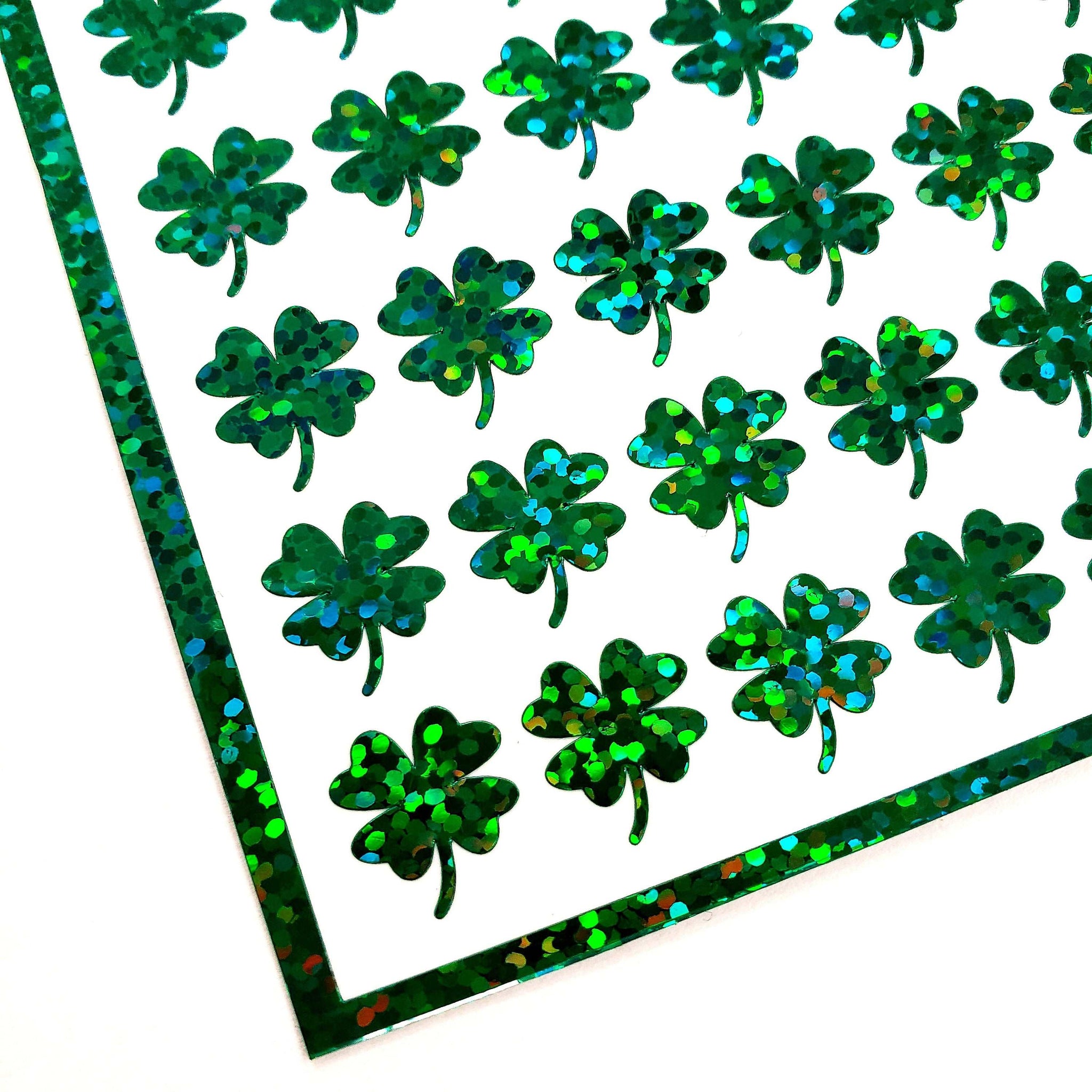 Four Leaf Clover Stickers, set of 104. – Fairy Dust Decals