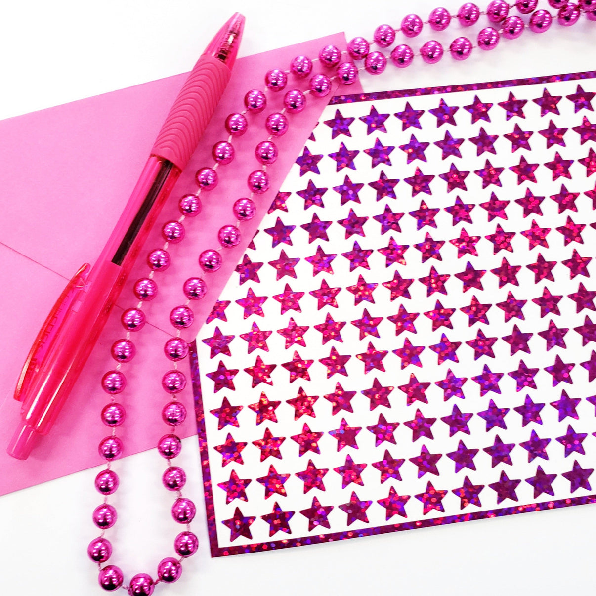 Hot Pink Star Stickers – Fairy Dust Decals