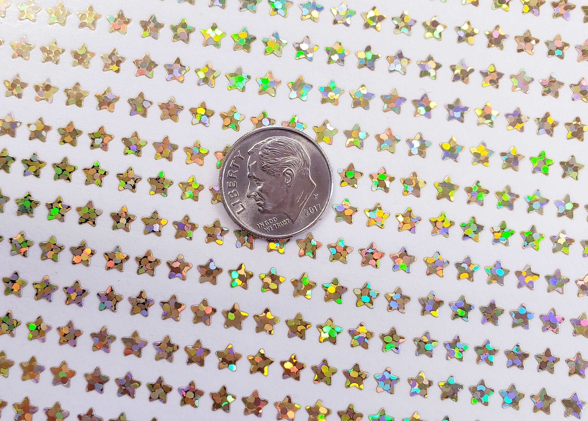 Extra Small Gold Star Stickers, set of 600 mini stars – Fairy Dust Decals