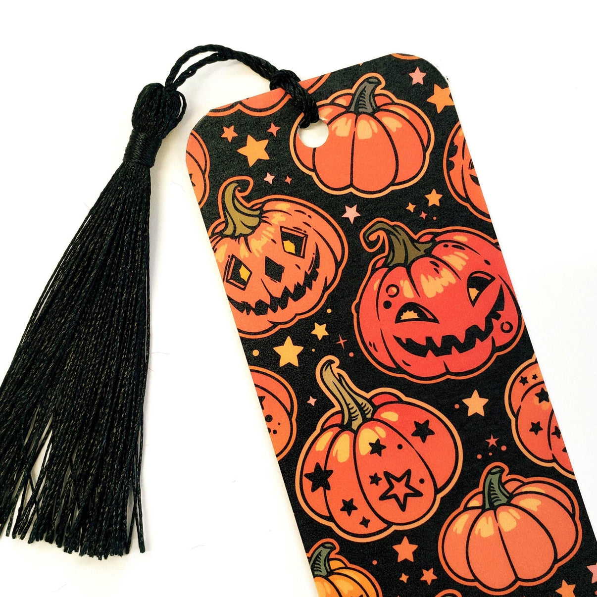 Halloween Pumpkins Bookmark with tassel – Fairy Dust Decals