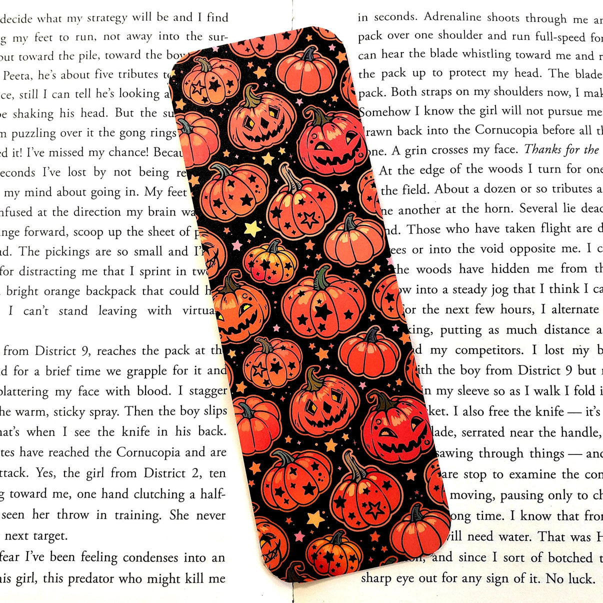 Halloween Pumpkins Bookmark with tassel – Fairy Dust Decals