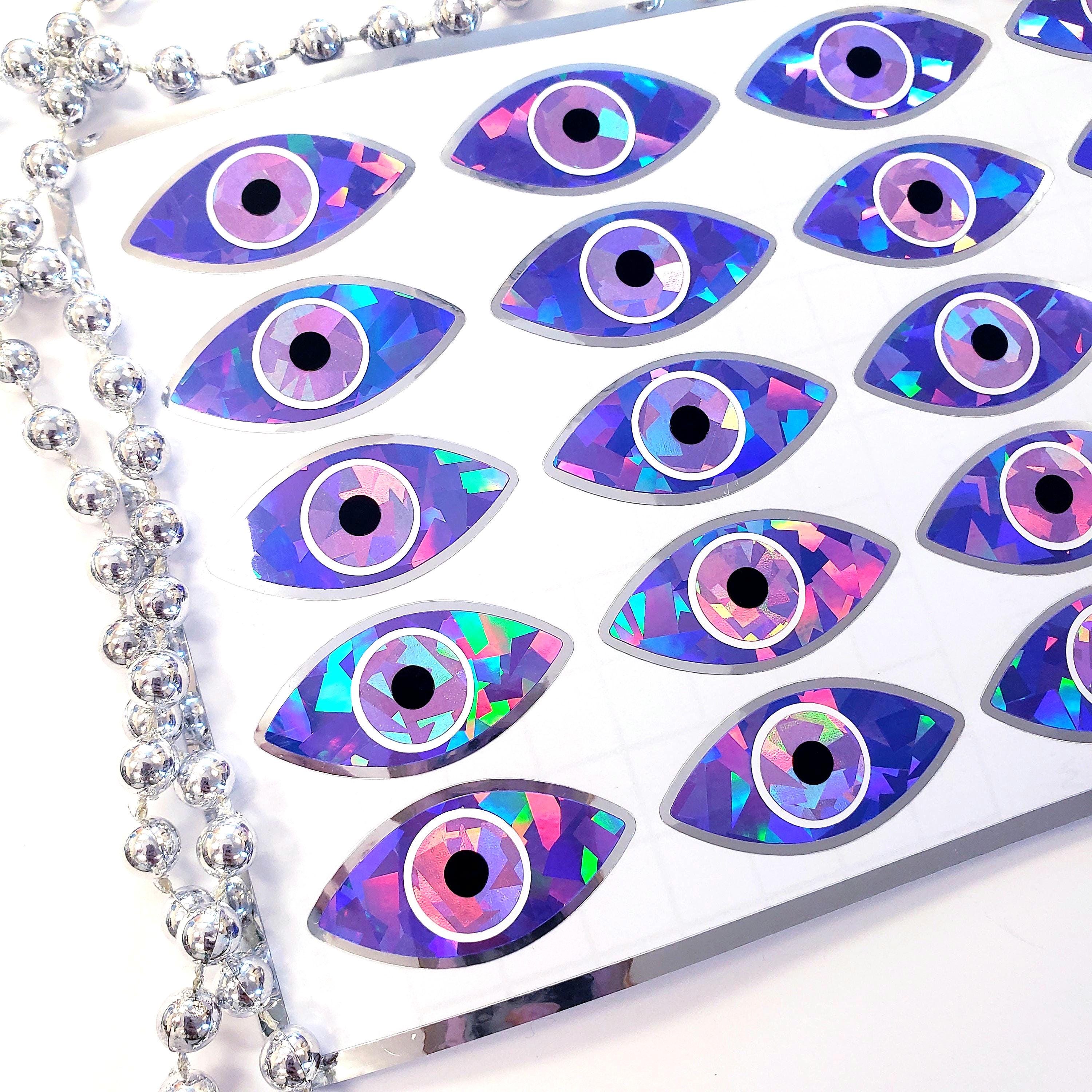 Purple Eyes Stickers, set of 20 – Fairy Dust Decals