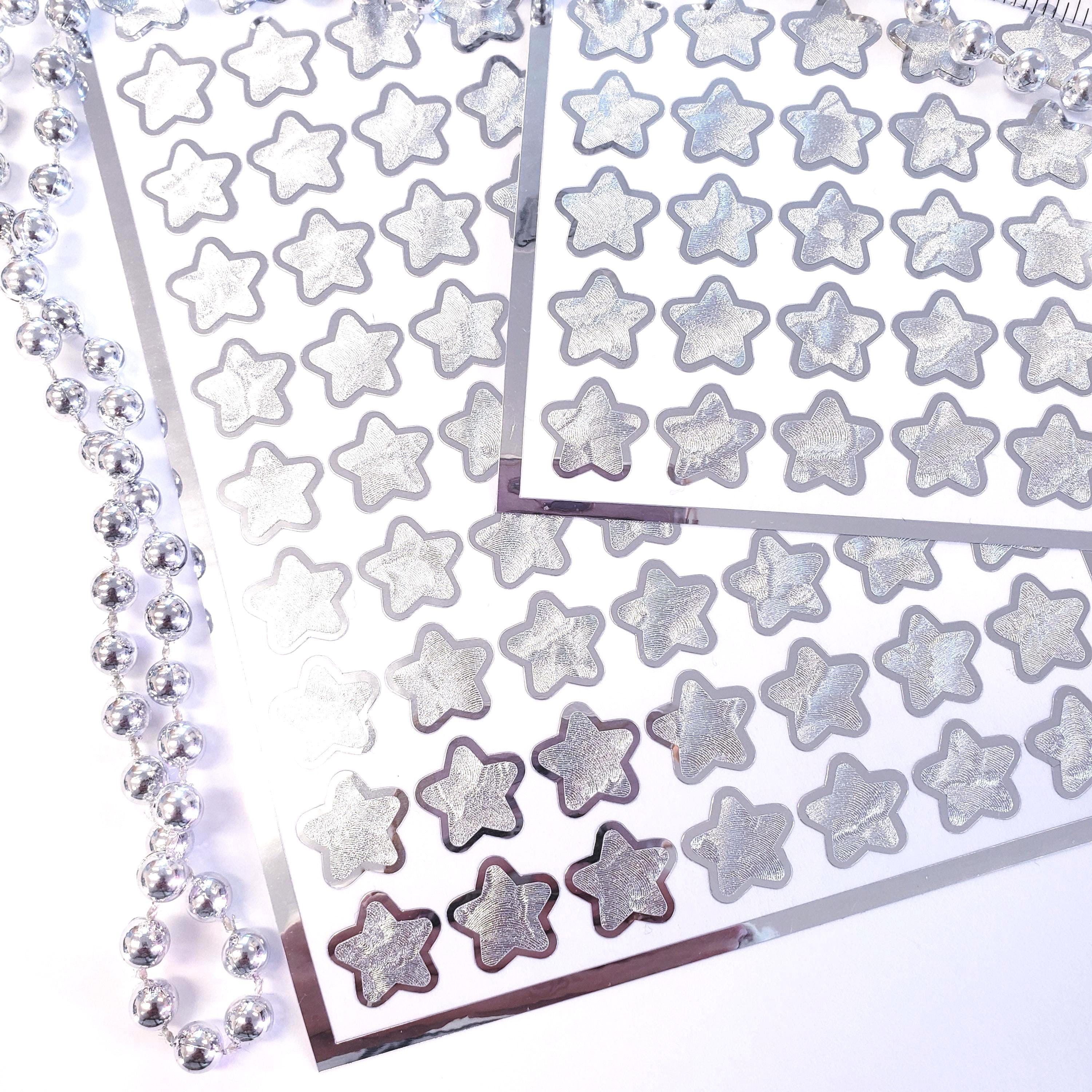 Metallic Silver Star Stickers, set of 70 – Fairy Dust Decals