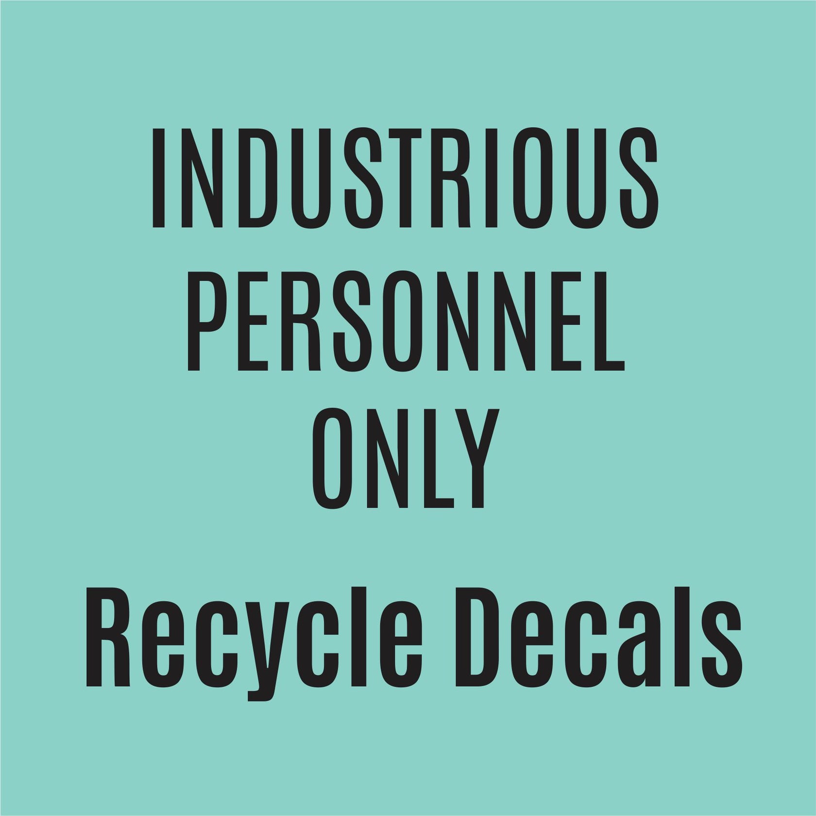 Trash / Recycle Decals – Fairy Dust Decals