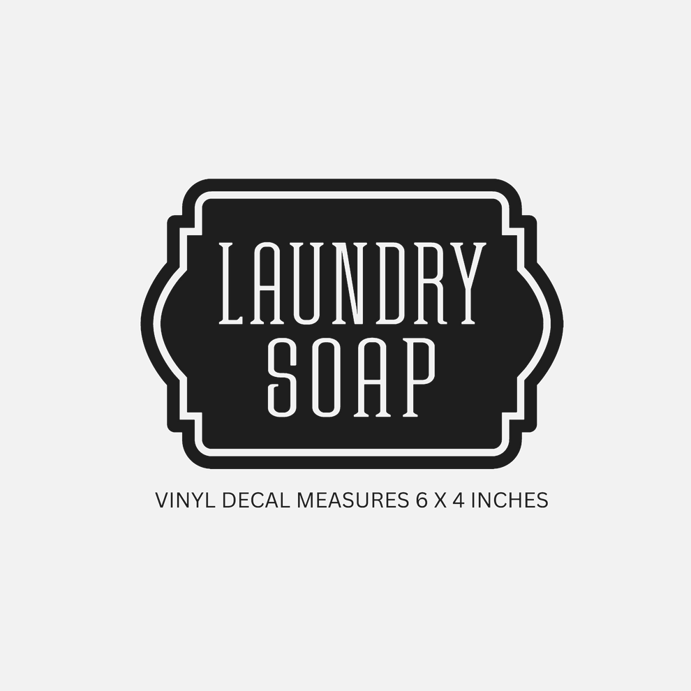 Laundry Soap Decal – Fairy Dust Decals