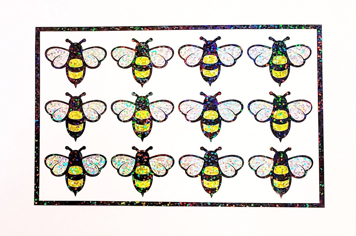 Large Bumblebee Stickers| Fairy Dust Decals